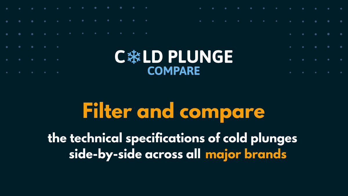 Cold plunge & ice bath brands - compare all major manufacturers on one ...